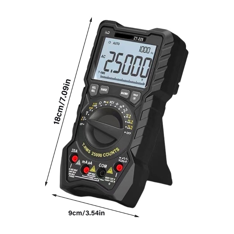 High Precisions Auto ranges Digital Multimeter 25000 Count Display for ...