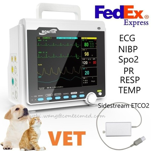 Contec CMS6000 Vet ICU CCU Vital Signs Patient Monitor Veterinary USA ...