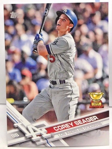 Corey Seager 2017 Topps Mini Sur Demand Sp Base All-Rookie Coupe #5 ...