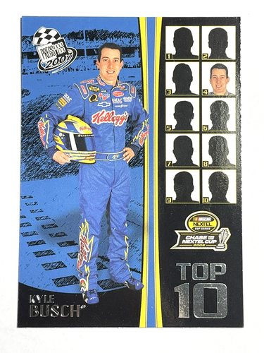 KYLE BUSCH 2007 Press Pass 2006 CHASE FOR THE CUP TOP 10 NASCAR Racing ...
