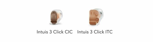 2 Pcs Signia Intuis 3 Click CIC/ Click ITC Digital Hearing Aid - Mild ...