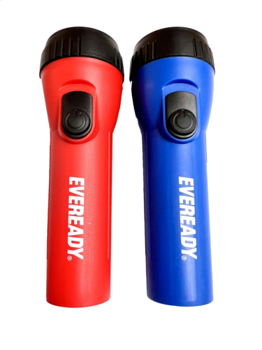 Eveready LED General Purpose Flashlight Set Red Blue set 2 NEW | eBay