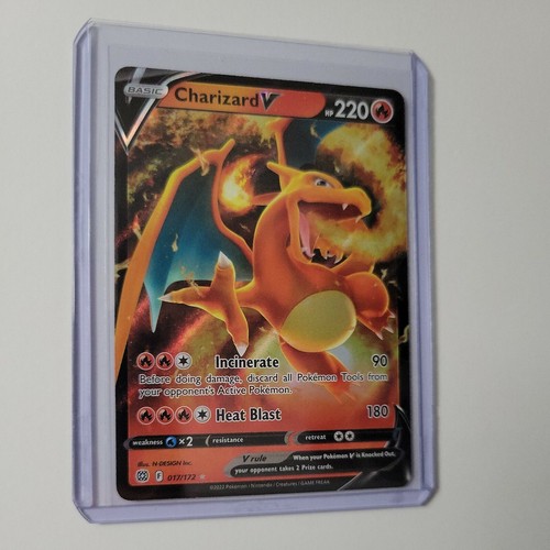 Charizard V 017/172 Brilliant Stars Ultra Rare Full Art Pokémon Card ...