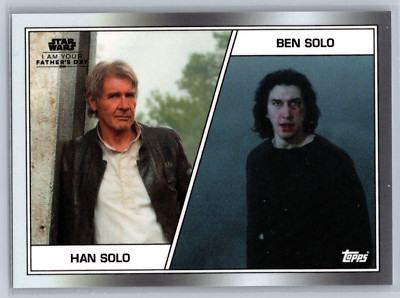2020 Topps On Demand Star Wars I Am Your Father's Day Han Solo Ben Solo ...
