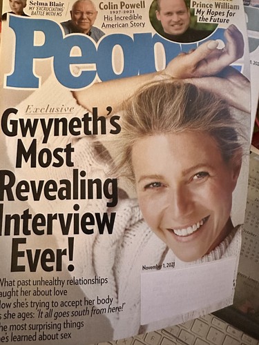 People Magazine - November 1, 2021 - Gwyneth's Most Revealing Interview ...