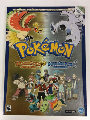 Pokemon HeartGold & SoulSilver Versions Strategy Guide Johto Pokedex w ...
