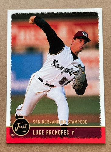 1999 Just Memorobilia Card # 127 Luke Prokopec - San Bernandino ...