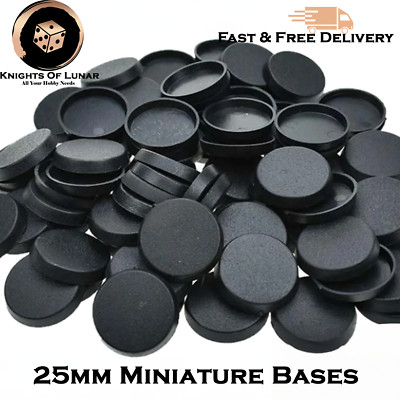 25mm Round Bases Miniature Models Wargaming compatible Warhammer 40K ...