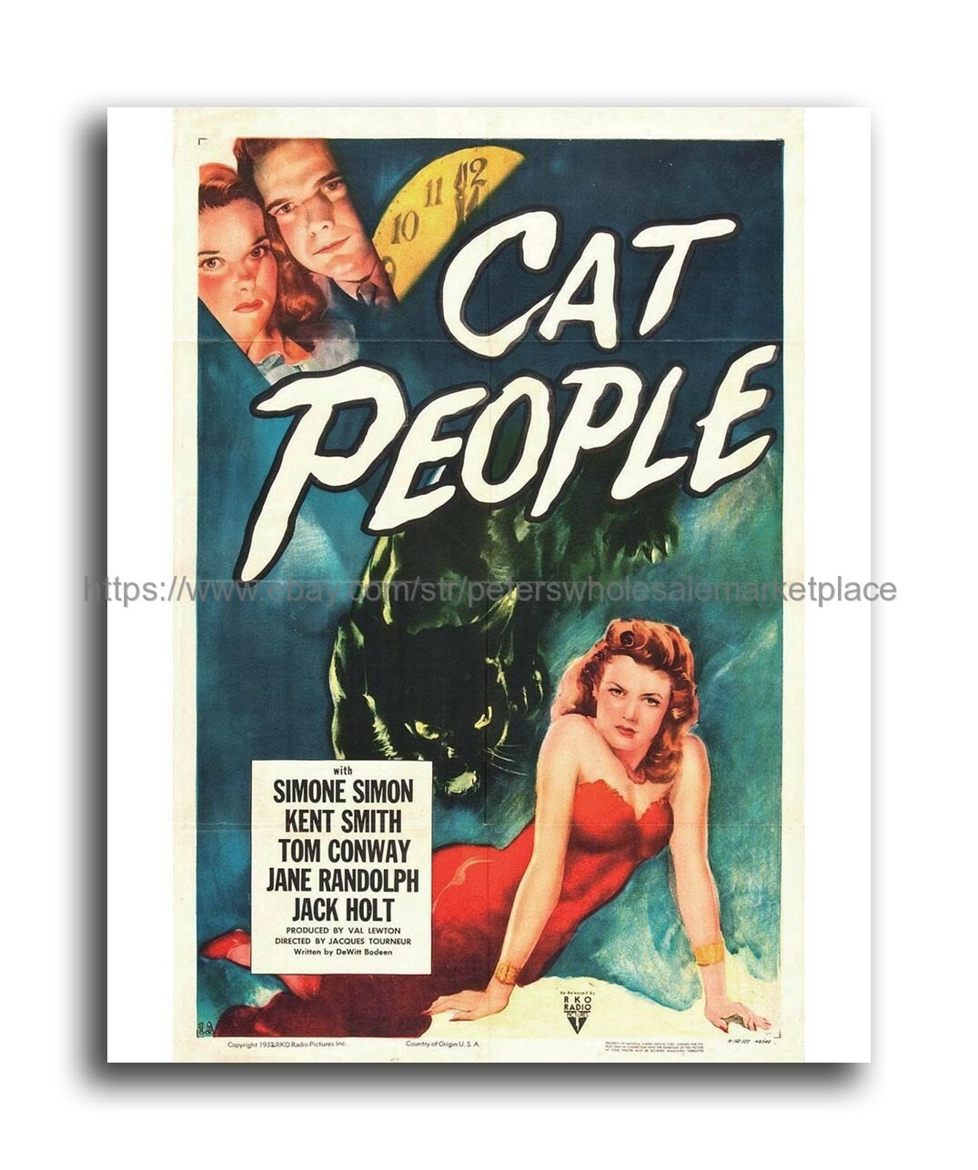 Cat People 1942 Poster