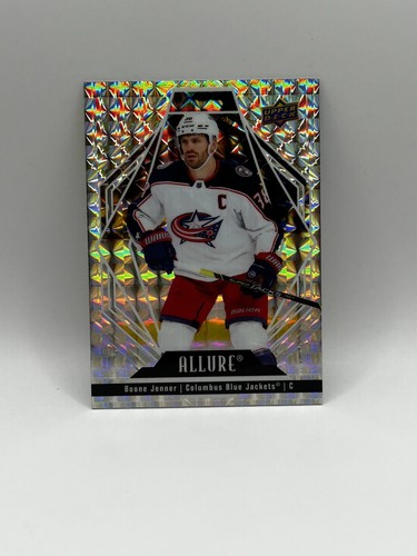 22-23 Upper Deck Allure Boone Jenner White Diamond Columbus Blue ...