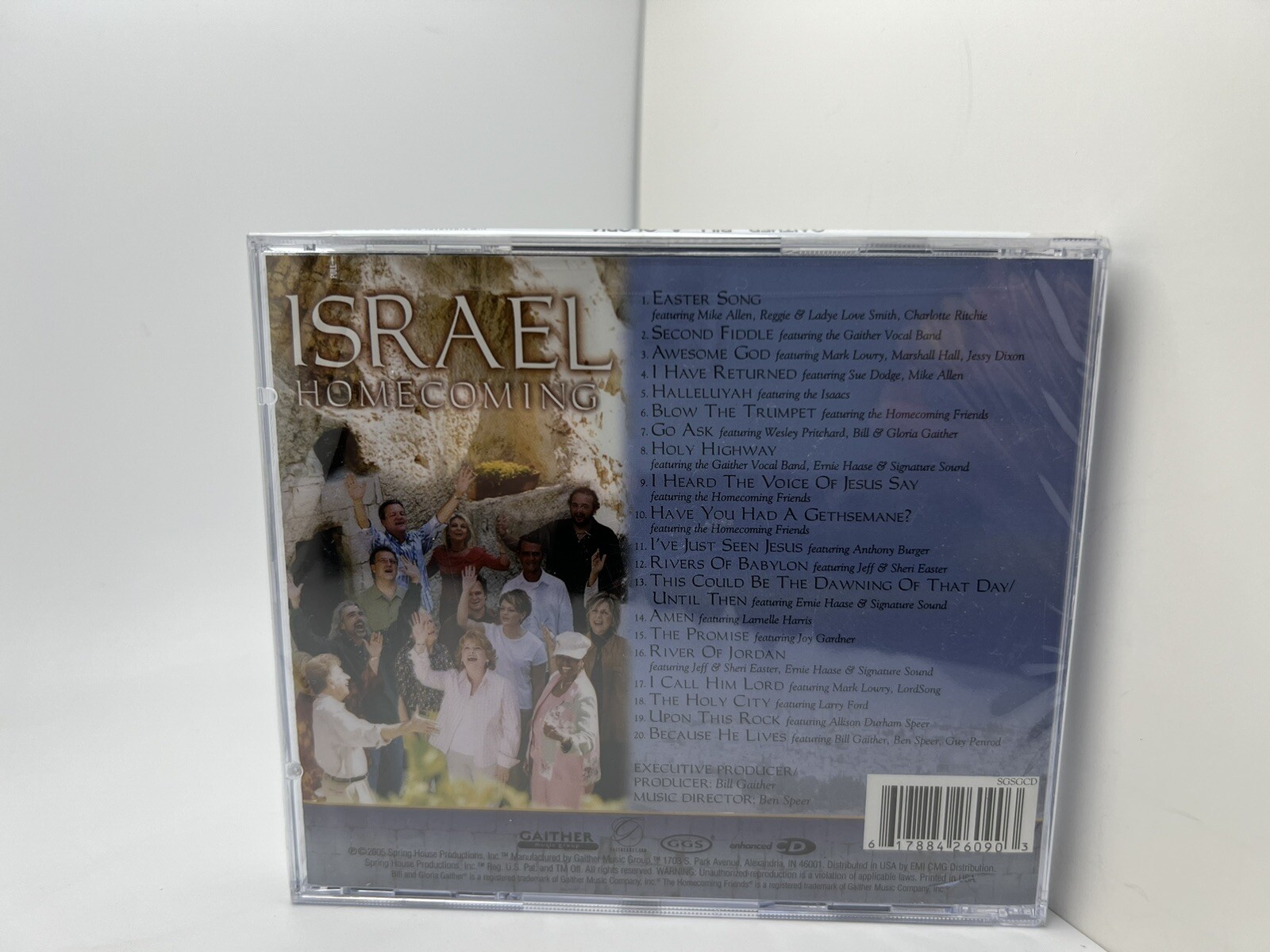 Bill & Gloria Gaither - Israel Homecoming CD,Factory Sealed, S29-2 ...
