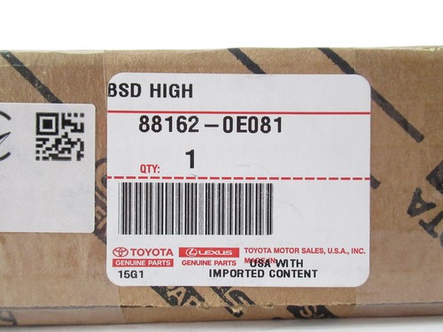 Genuine OEM Toyota 88162-0E081 Blind Spot Monitor Radar Sensor 20-22 ...