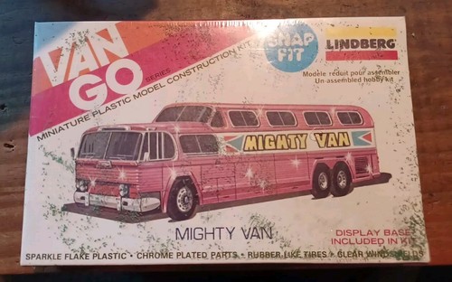 Lindberg Mighty Van HO Scale 70’s Vintage Van Go Snap-Fit Model Kit ...