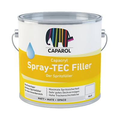 Capacryl Spray TEC-Filler weiß 2,5l Airless Spritzfüller hohe Deckkraft innen | eBay.de