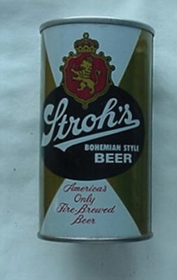 STROHS BEER CAN (1970s) STROH BREWERY COMPANY | eBay