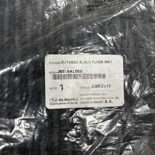 New Subaru Outback 2015-2019 Factory Floor Mats Set Black Carpet OEM ...