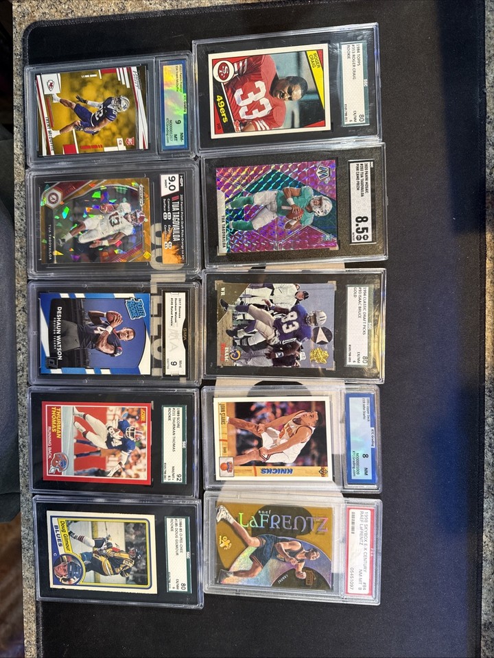 Football Basketball Baseball Graded Card Lot (72) Slabs | eBay