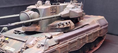 *Built* West German Anti-aircraft Tank Flakpanzer Gepard 1/35 Scale | eBay