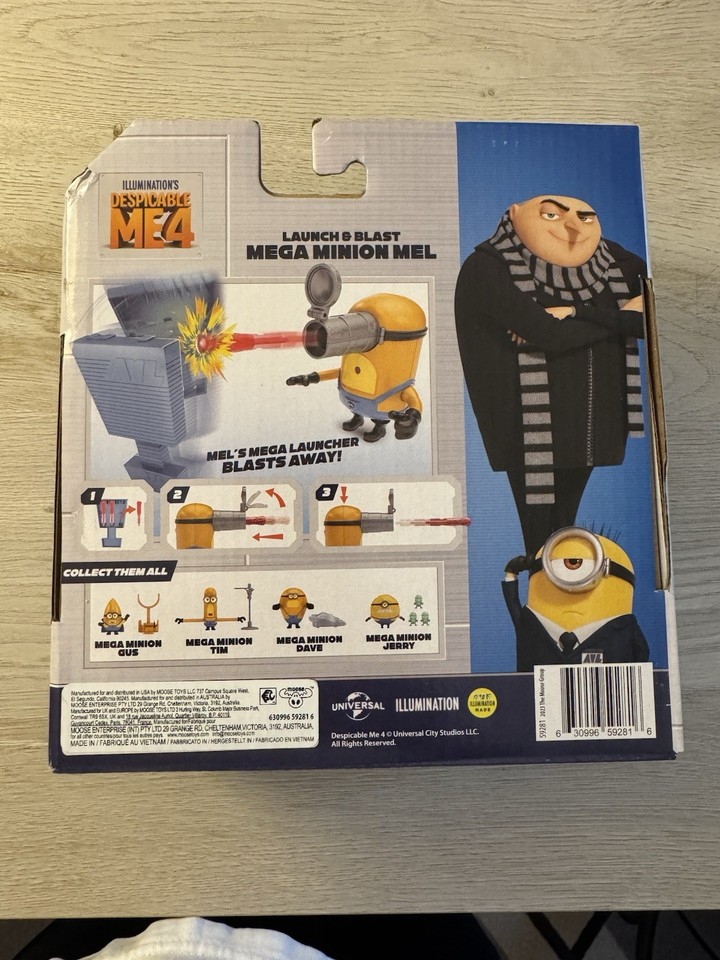Illumination's Despicable Me 4 Mega Minion Mel Launch and Blast 4.5 ...