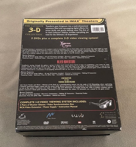 The Ultimate 3-D Collection (Imax) - 2001, 3 x DVD set + Viewing System ...