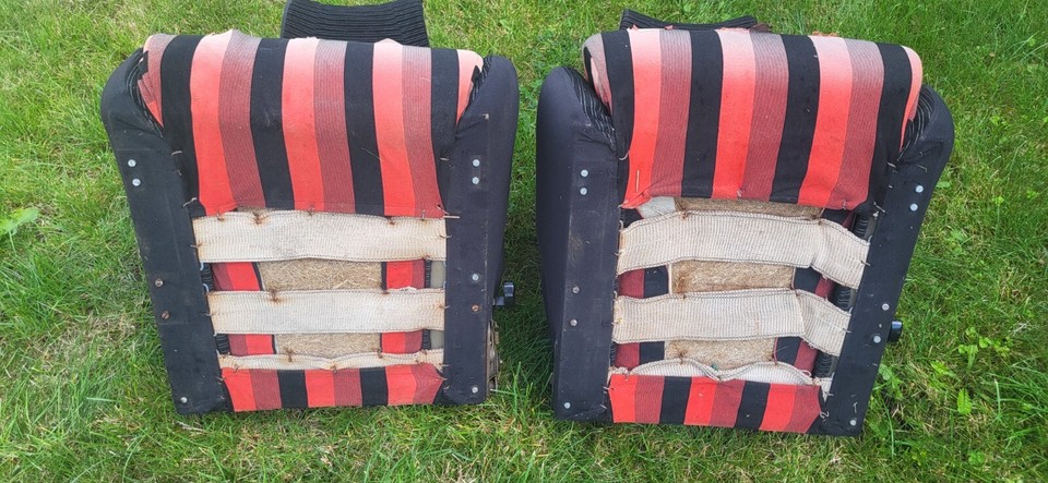 BMW 2002 E21 Konig Seats Left Right Front | OE | Cloth | Vintage ...