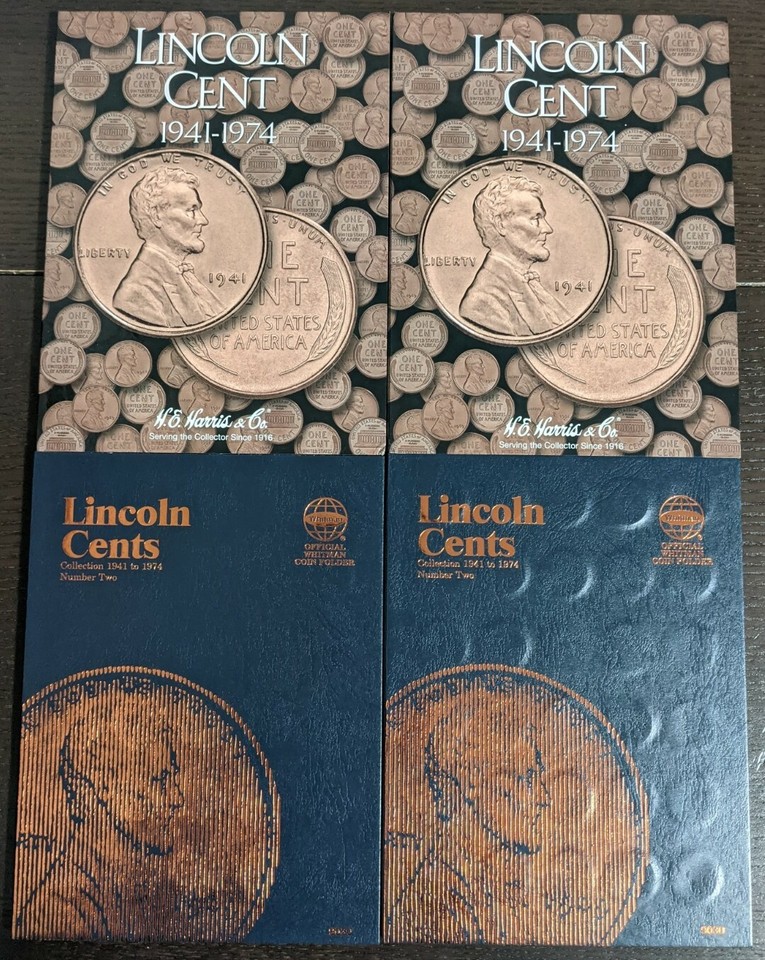 One Completed Lincoln Head Cent Collection - Book Number 2 Album 1941 ...