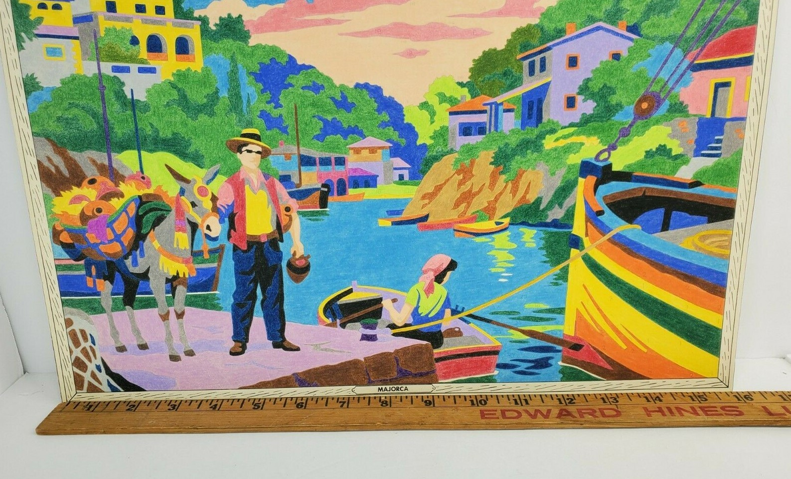 Vintage Venus Paradise Majorca Color by Number Pencil Mid-Century ...