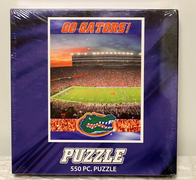 NEW 550 Pc UF Florida Gators Puzzle Ben Hill Griffin Stadium Sealed ...