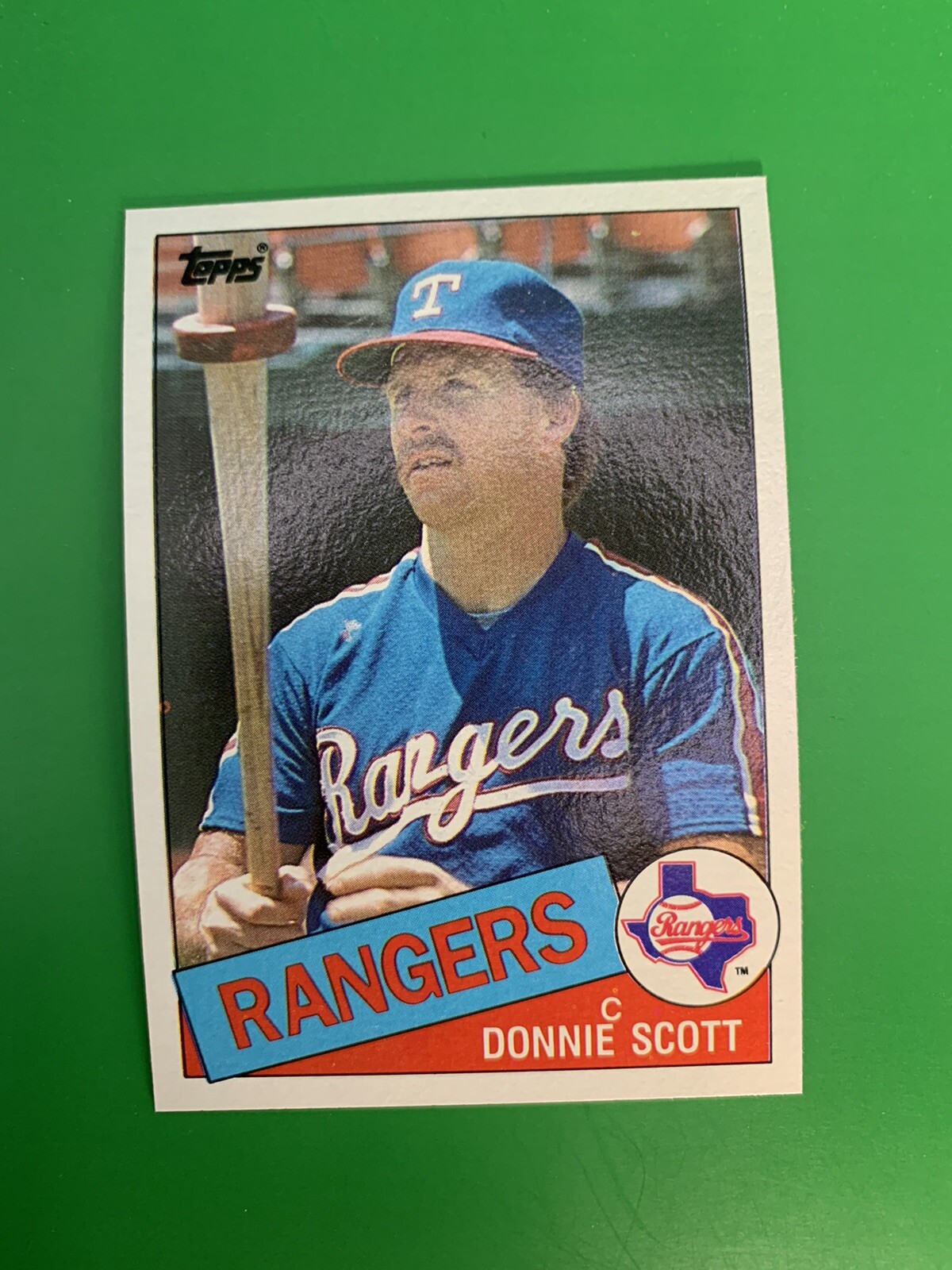 1985 Topps Donnie Scott RC #496 Texas Rangers | eBay