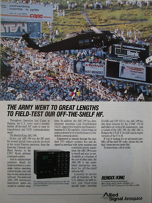 6/1990 PUB ALLIED SIGNAL BENDIX KING ARC-199 OPERATION JUST CAUSE ...