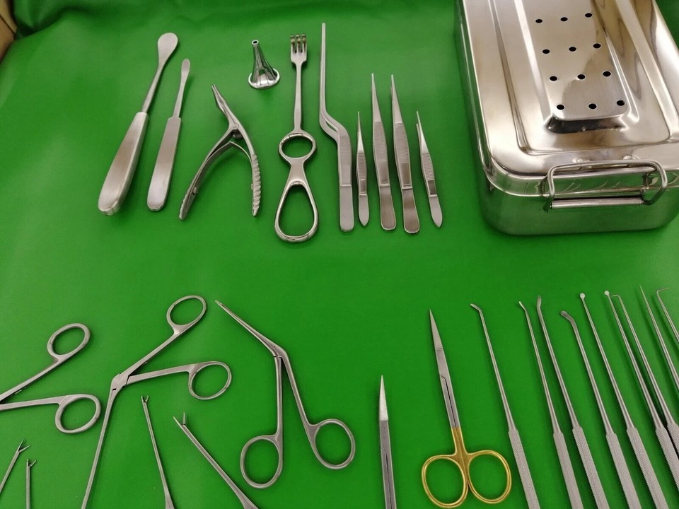 Tympanoplasty Micro Ear Surgery Instruments Set 63 pcs | eBay