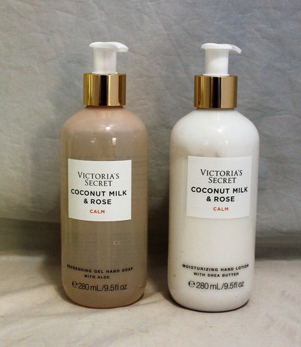 Victoria's Secret Calm Coconut Milk & Rose Refreshing Gel Hand Soap ...