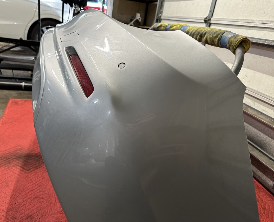 BMW 16-18 F30 REAR BUMPER COVER W/ PDC SENSOR ASSEMBLY OEM SILVER 320 ...