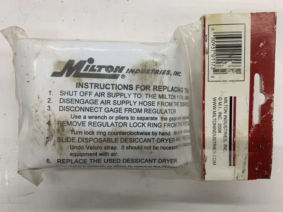 NEW Milton Industries S-1173 Mini Disposable Air Line Desiccant Filter ...