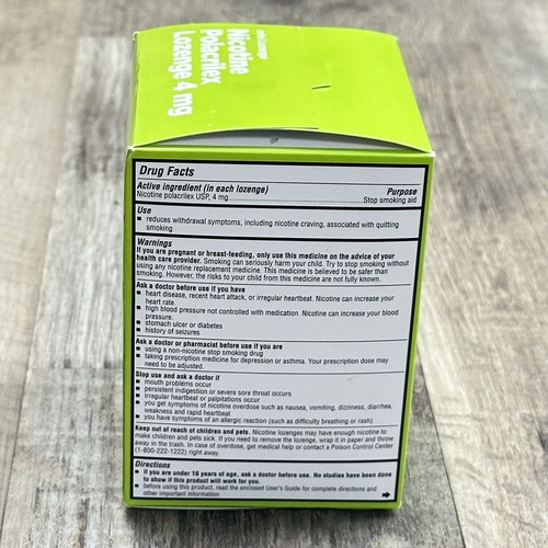 216 Mini Lozenges Amazon Basic Care Nicotine Polacrilex Lozenge 4 mg ...