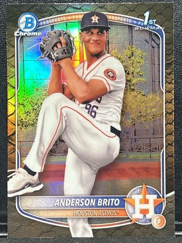 2025 Bowman Chrome Prospect Anderson Brito Reptilian Refractor #BCP-98 ...