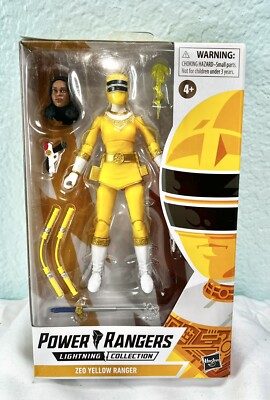 Power Rangers Dino Zero Yellow Ranger Lightning Collection 195166135342 ...