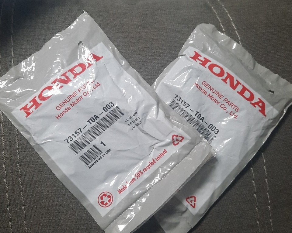 2 pcs HONDA 12-16 CRV Roof Exterior Trim-Roof Molding Fastener Left ...