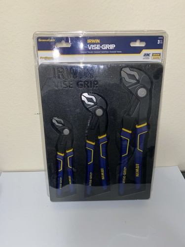 IRWIN VISE-GRIP GrooveLock Tongue and Groove Plier Set (3-Pack) | eBay