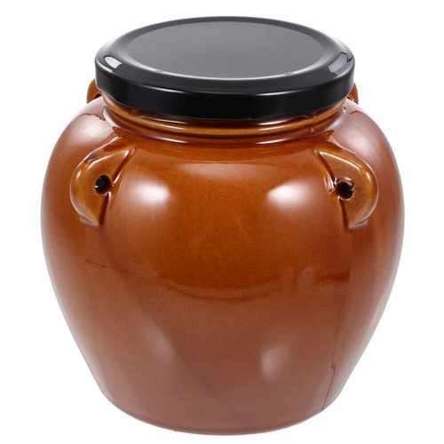 Jar Chinese Pickle Jar Brewing Jar Ceramic Pickle Crock Grease Bin | eBay