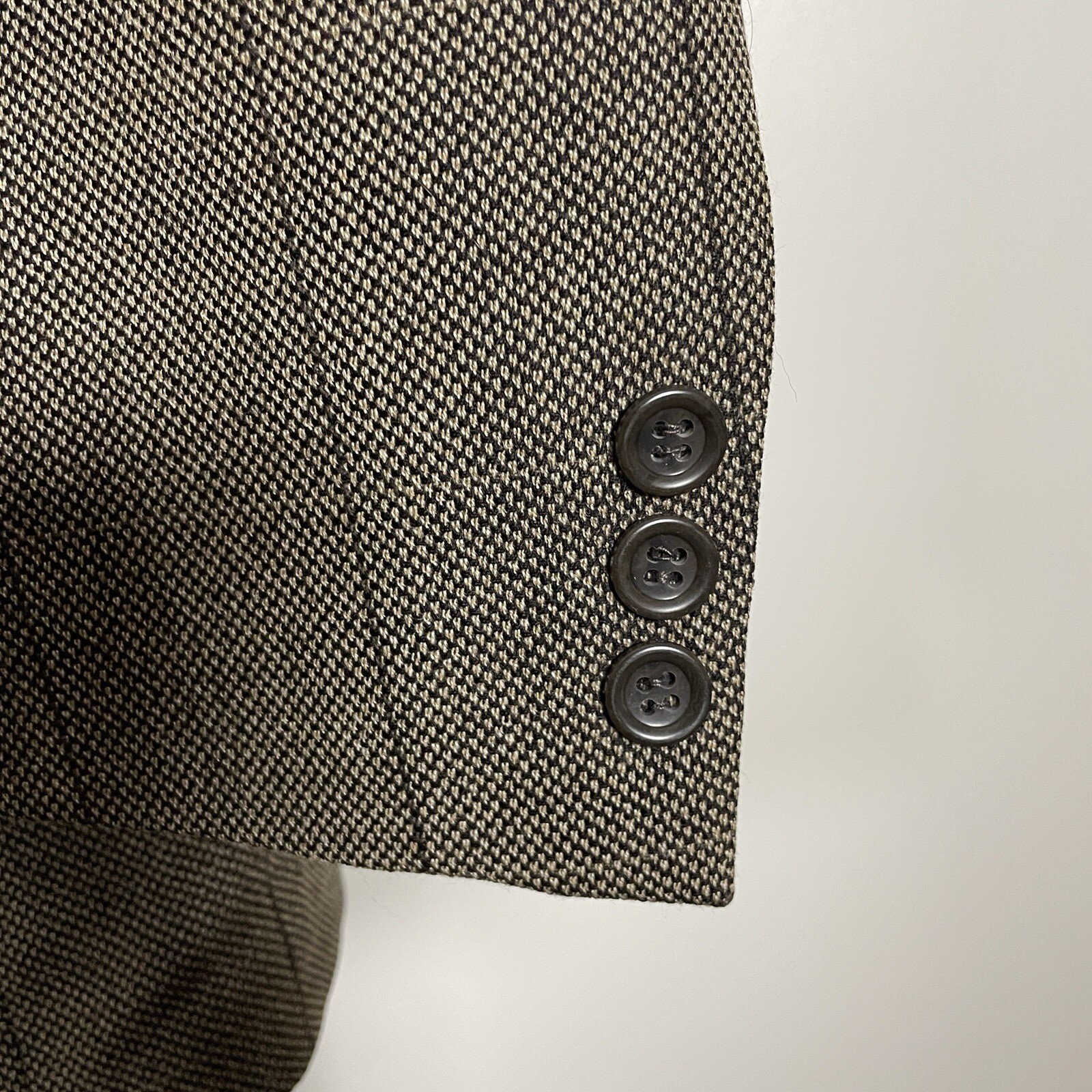 Beged-Or Sport Coat Mens 44S Brown Multicolor Plaid Wool Two Buttons | eBay