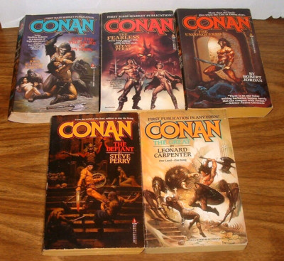 REDUCED PRICE Lot 5 ROBERT E.HOWARD CONAN Defiant+Unconquered+Treasure ...
