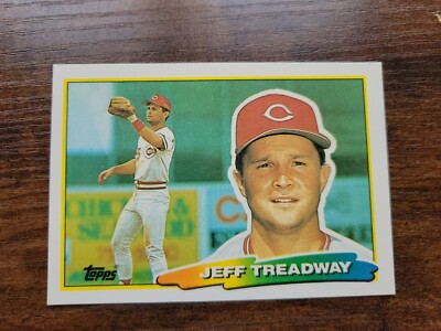 1988 Topps Big #214 Jeff Treadway - Rookie - Cincinnati Reds - MLB ...