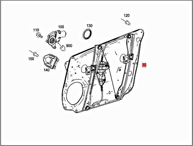 Genuine MERCEDES BBDC S204 S212 W204 W212 Basic carrier 2127201679 | eBay