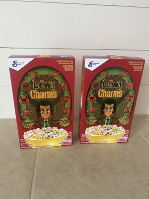 Sealed Loki Charms 2-Pack Limited Edition Cereal Marvel Studios 2023 In ...