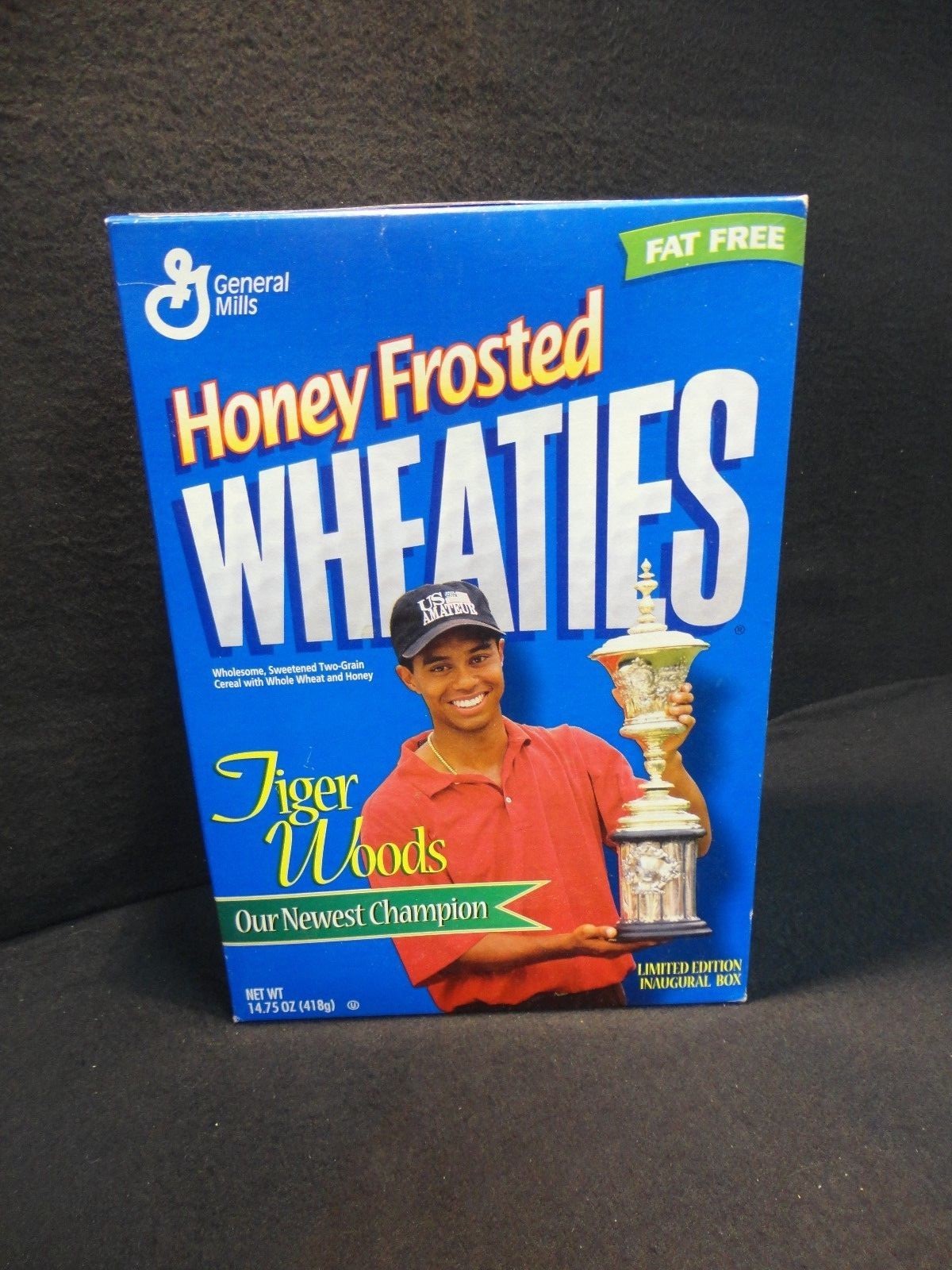 Full Box Honey Frosted WHEATIES Cereal - 1998 TIGER WOODS - Our Newest ...