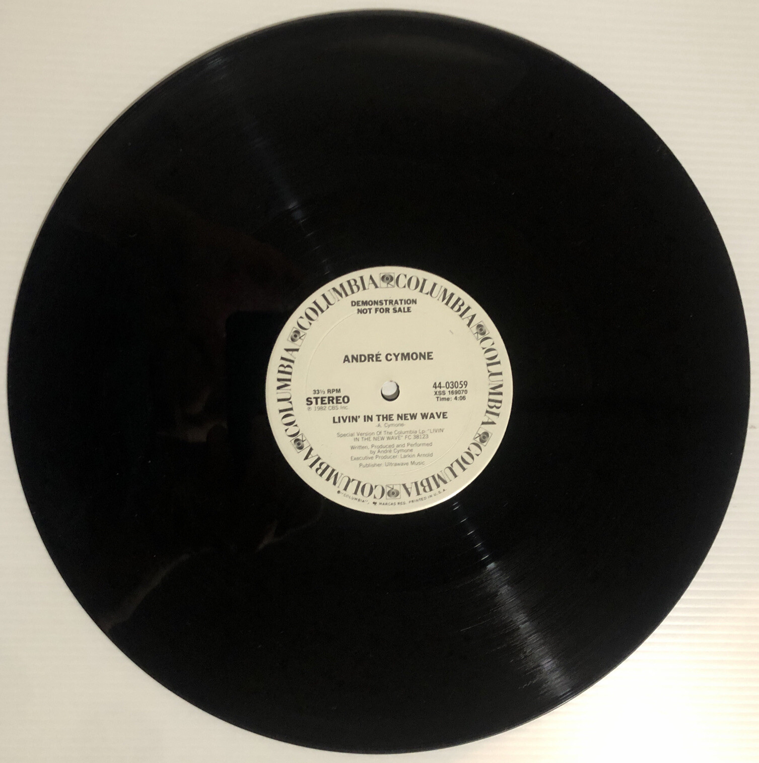 Andre’ Cymone - Livin’ In The New Wave 1982-12’ Single Promotional ...