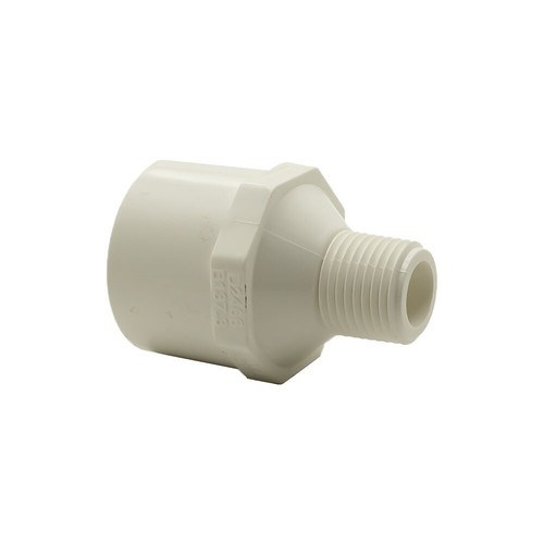 Thrifco 8113171 1/2 Inch Male Thread x 1 Inch Slip PVC Adapter SCH 40 ...