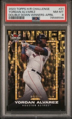 2023 Topps HR Challenge April Double Down Winner /126 PSA8 - pop 3 | eBay