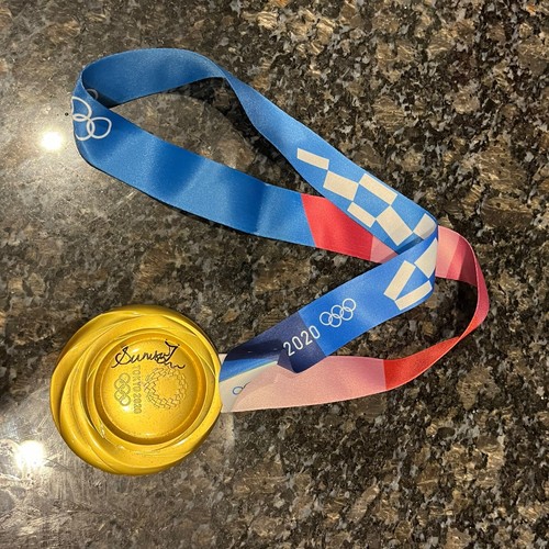 Suni Lee Signed Autographed Olympic Medal Beckett Cert COA SUNISA USA ...